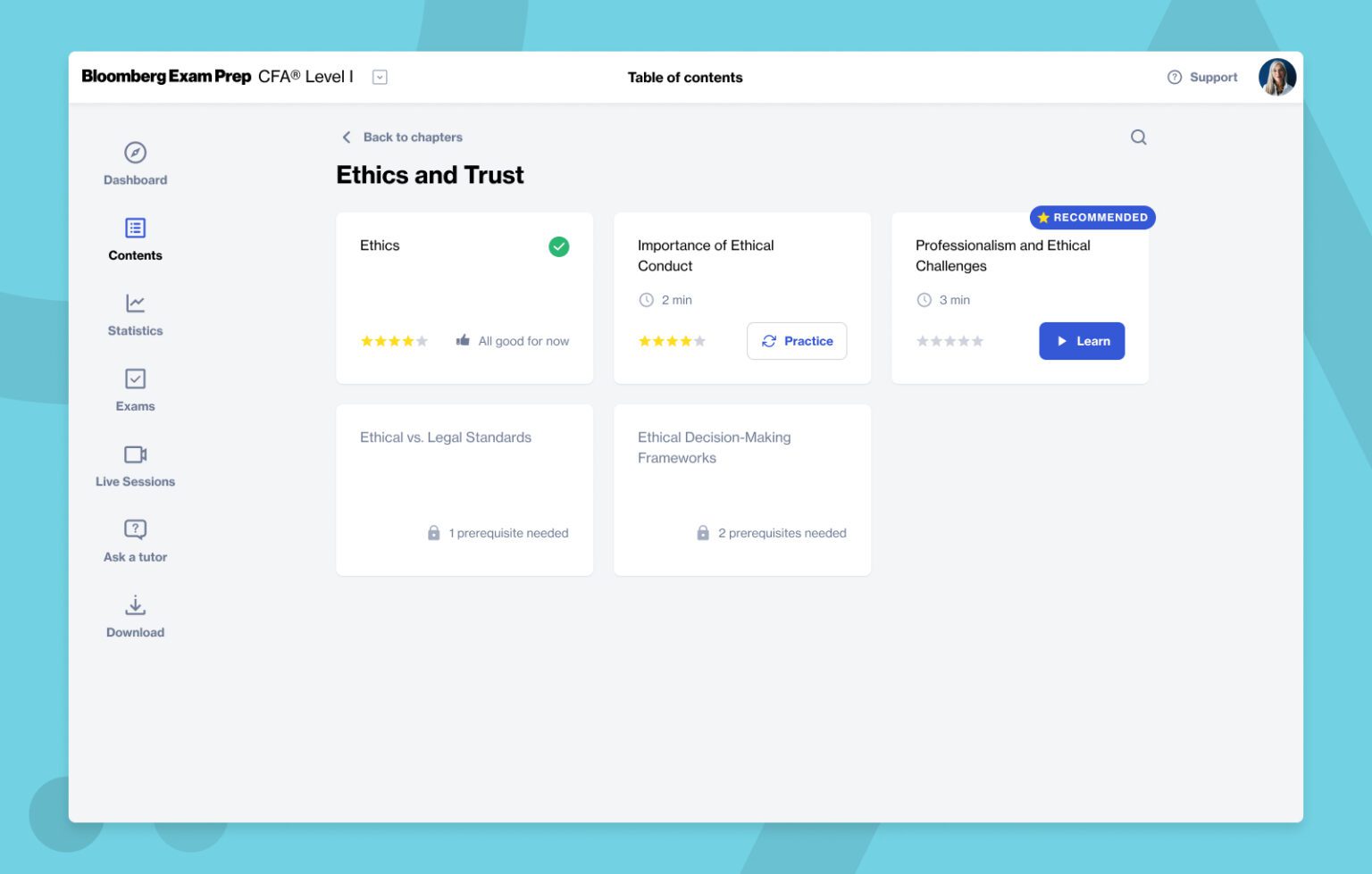 Bloomberg CFA Prep: Detailed Reviews, Products & Discounts - 300Hours