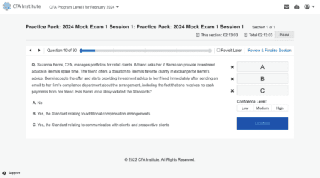 CFA Practice Pack: A Comprehensive Review