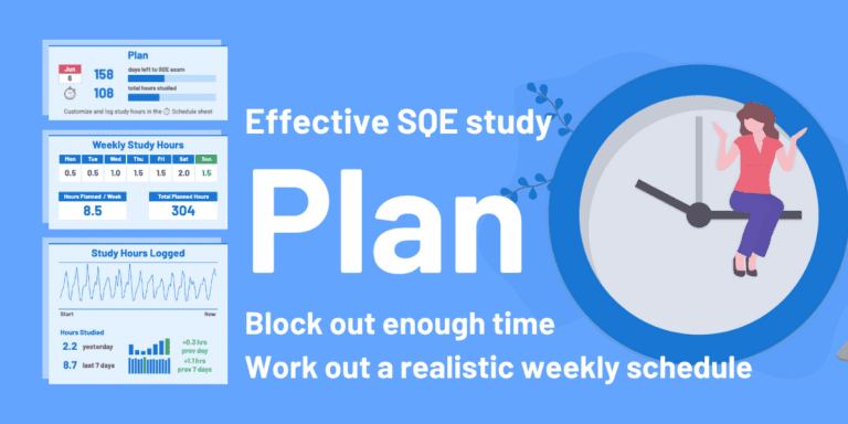 Customize Your Free SQE Study Planner Now